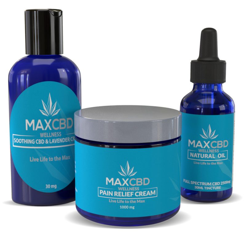1000mg CBD Pain Relief Cream • MAXCBD Wellness